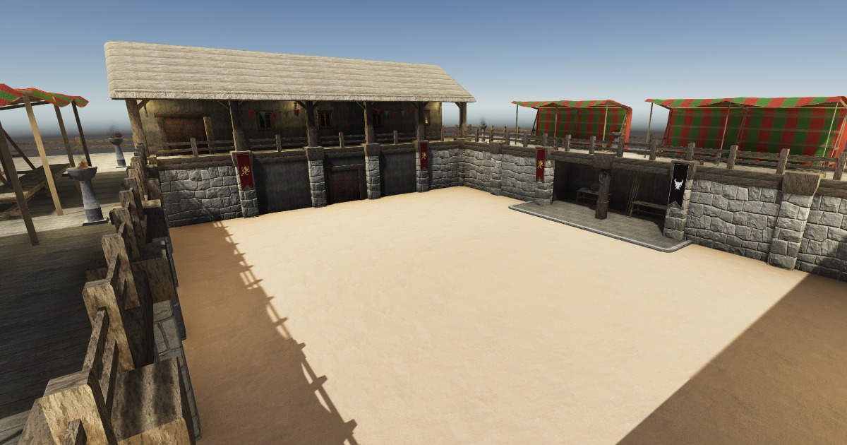 Modular Medieval Fighting Arena | 3D Environments | Unity Asset Store