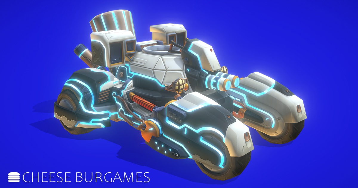 Cartoon Combat Car | 3D Land | Unity Asset Store