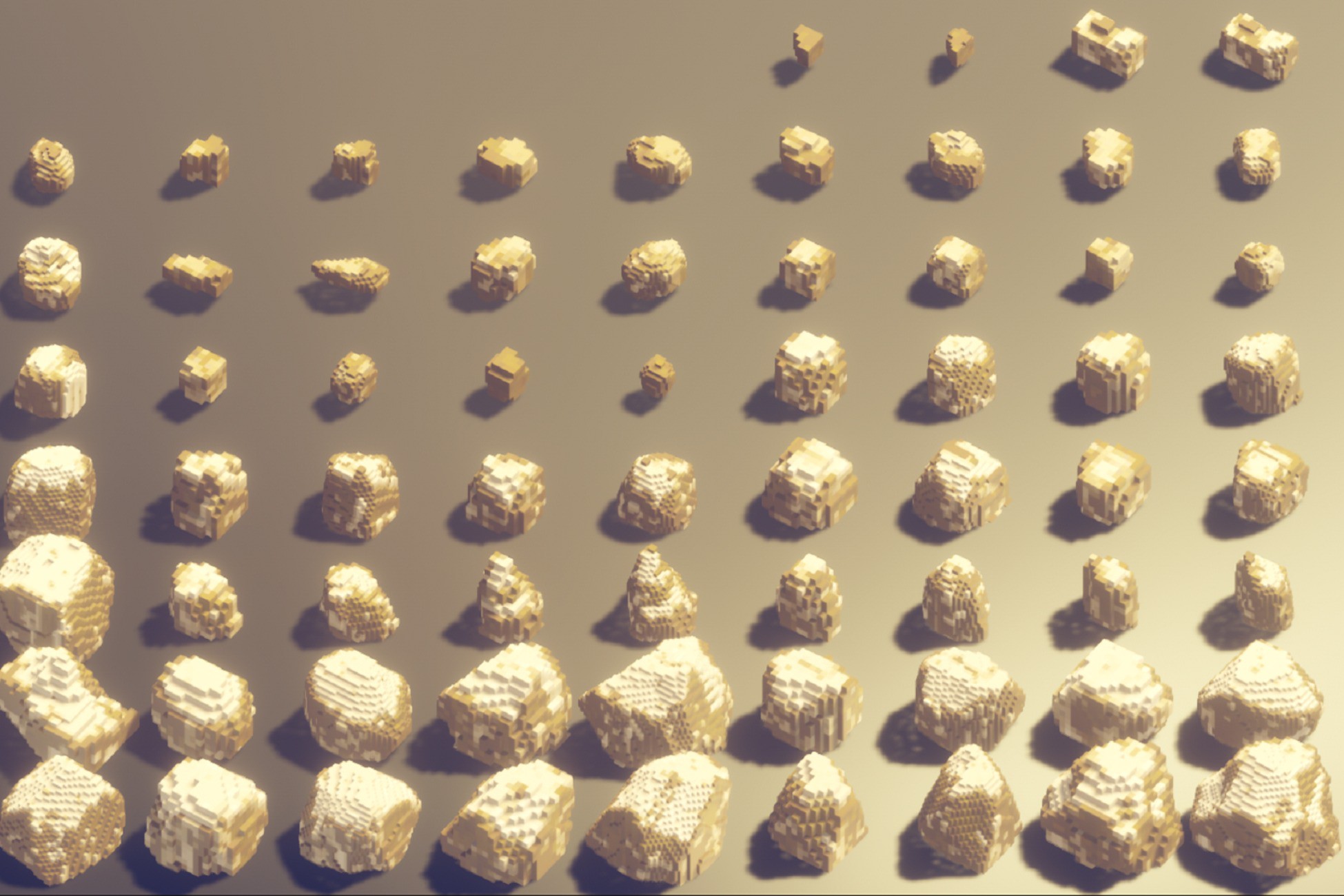 3D Voxel Rocks Models Collection - Rocks Stylized | 3D 风景 | Unity Asset ...