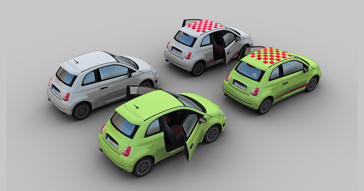 Car with interior 29 | 3D Land | Unity Asset Store