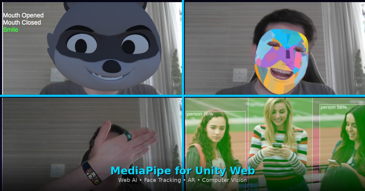 MediaPipe for Unity Web | AI, Face Tracking, Computer Vision & AR ...