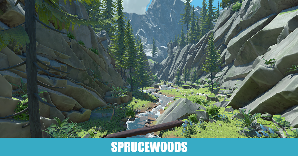 Flexible nature: Sprucewoods | 3D Environments | Unity Asset Store