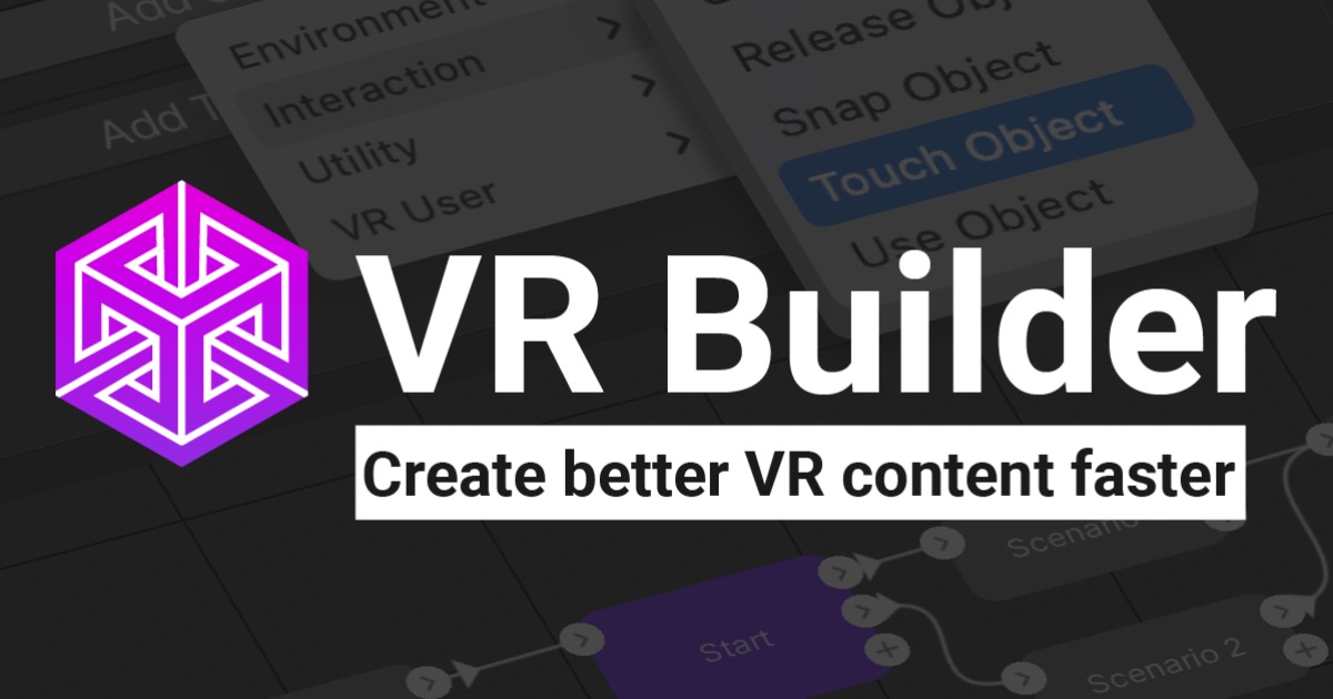 VR Builder Pro - Toolkit for VR creation | Game Toolkits | Unity Asset ...
