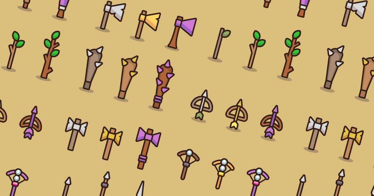 2D Medieval Weapons icon pack by Podmeteya | 2D Icons | Unity Asset Store