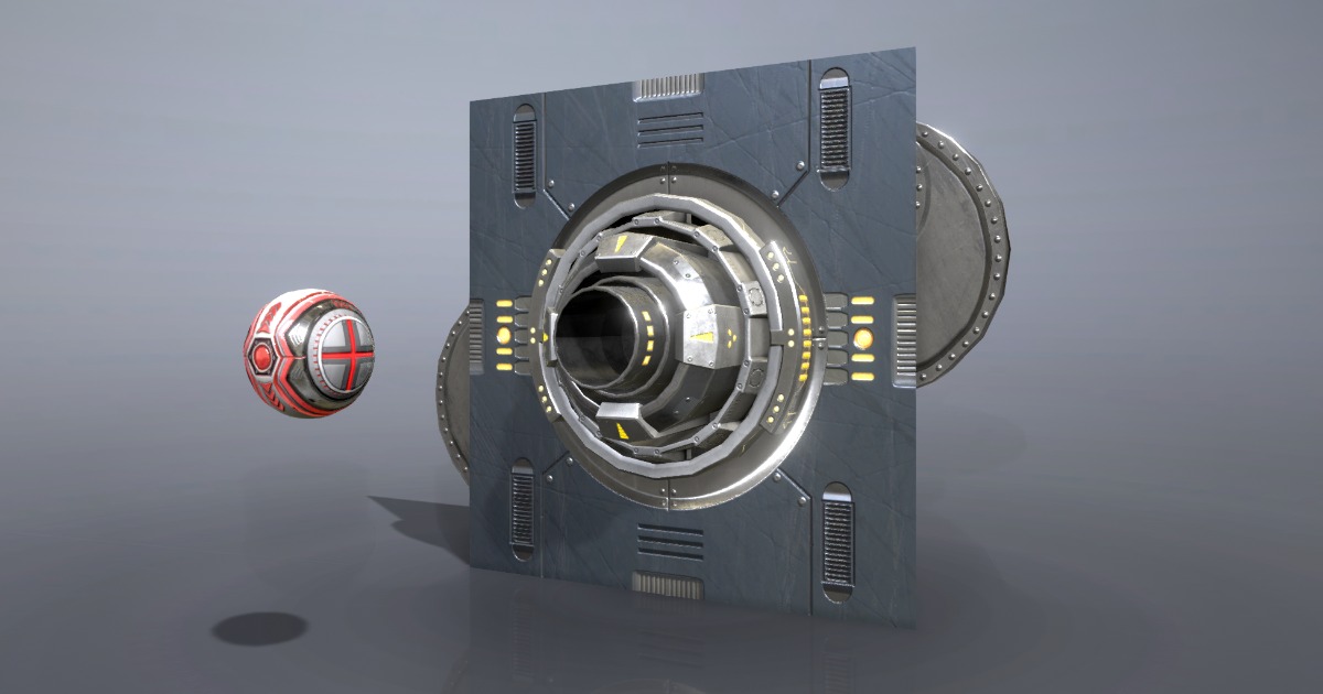 Sci-Fi Ball Launcher | 3D Props | Unity Asset Store