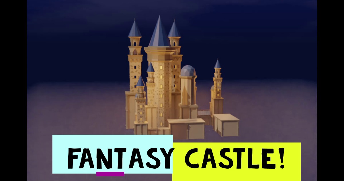 Low-Poly Castle! | 3D Fantasy | Unity Asset Store