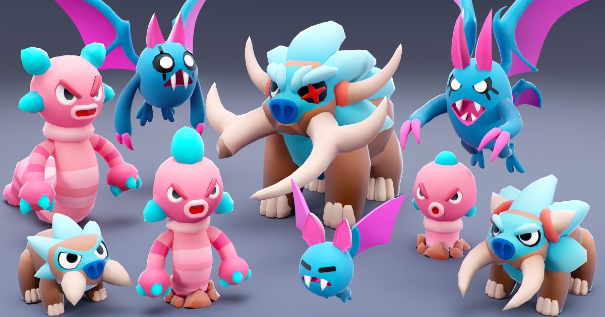 Cartoon Characters - Evolution Pack vol.3 | 3D Creatures | Unity Asset ...