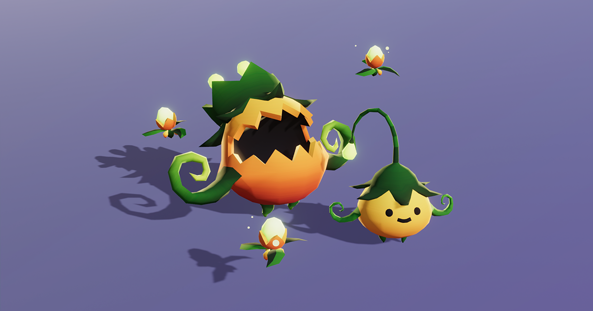 Pollen Spore Plant Chewer Evolution Pack Cute Series | 3D Creatures ...