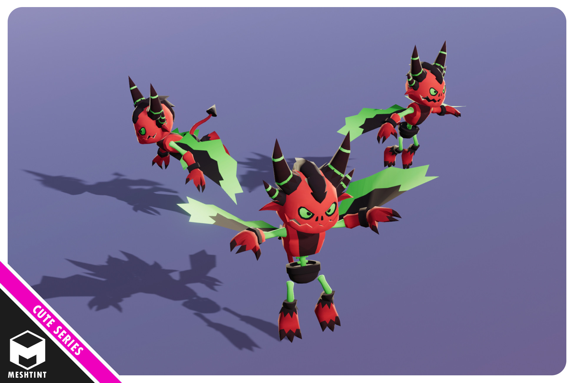 Devil Hades Cute Series | 3D 생물 | Unity Asset Store