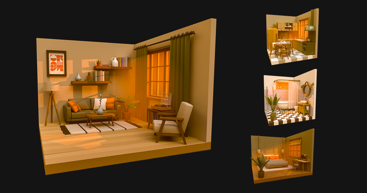 Interior_Pack2 | 3D Interior | Unity Asset Store