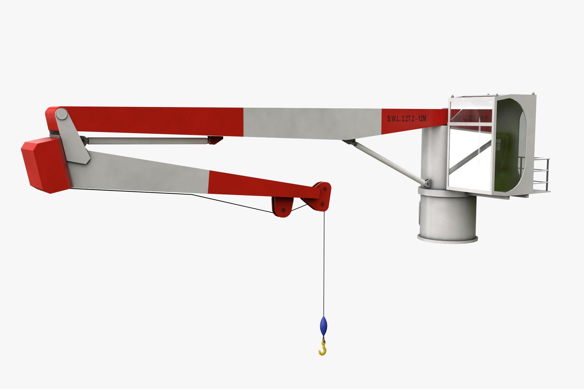 Ship Deck Crane 2 | 3D Industrial | Unity Asset Store