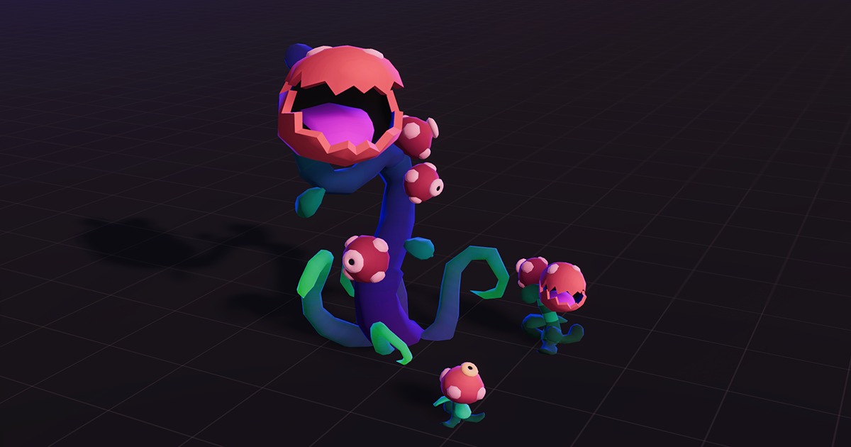 Alien Spore Plant Evolution Pack Cute Series | 3D Creatures | Unity ...