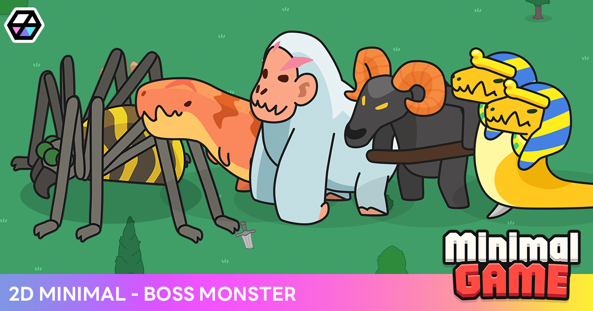2D Minimal - Boss Monsters | 2D Characters | Unity Asset Store