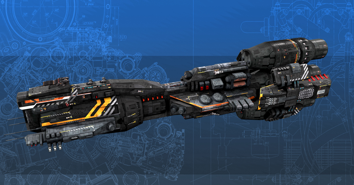 Federation Dreadnought 2D | 3D Space | Unity Asset Store