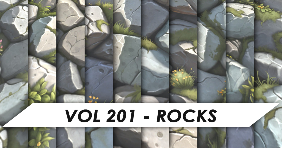 Stylized Textures - Vol 201 - Rocks | 2D Textures & Materials | Unity ...