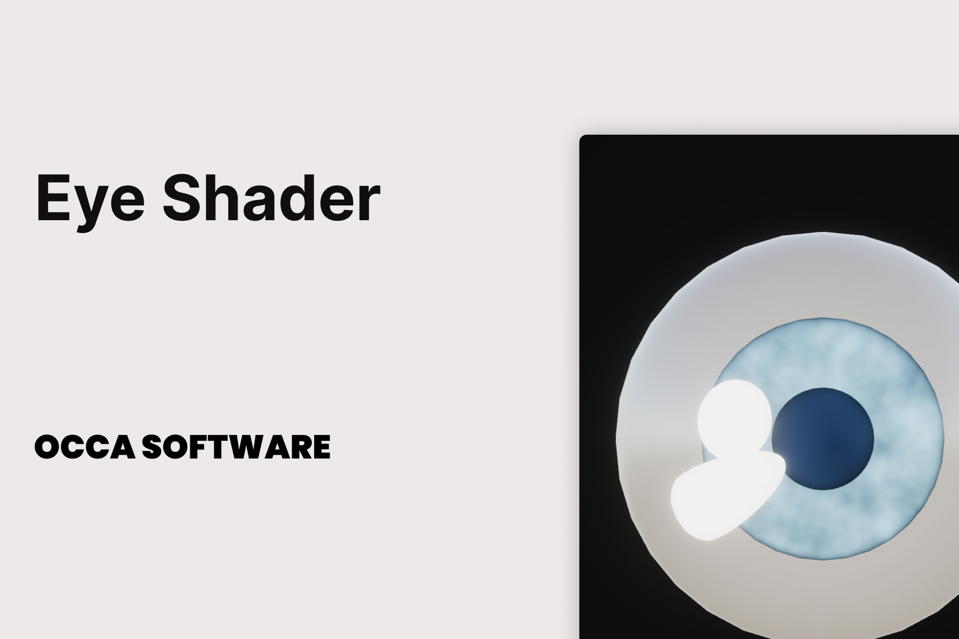 Eye Shader Procedural Eyes With Shader Graph Vfx Shaders Unity Asset Store