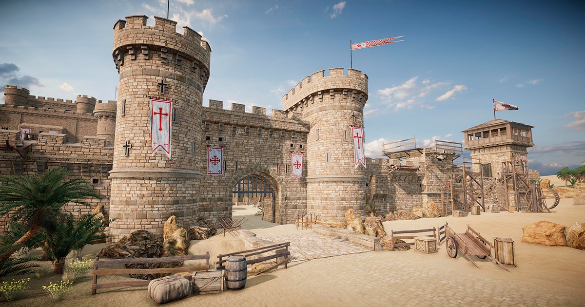 Crusader Castle | 3D Historic | Unity Asset Store