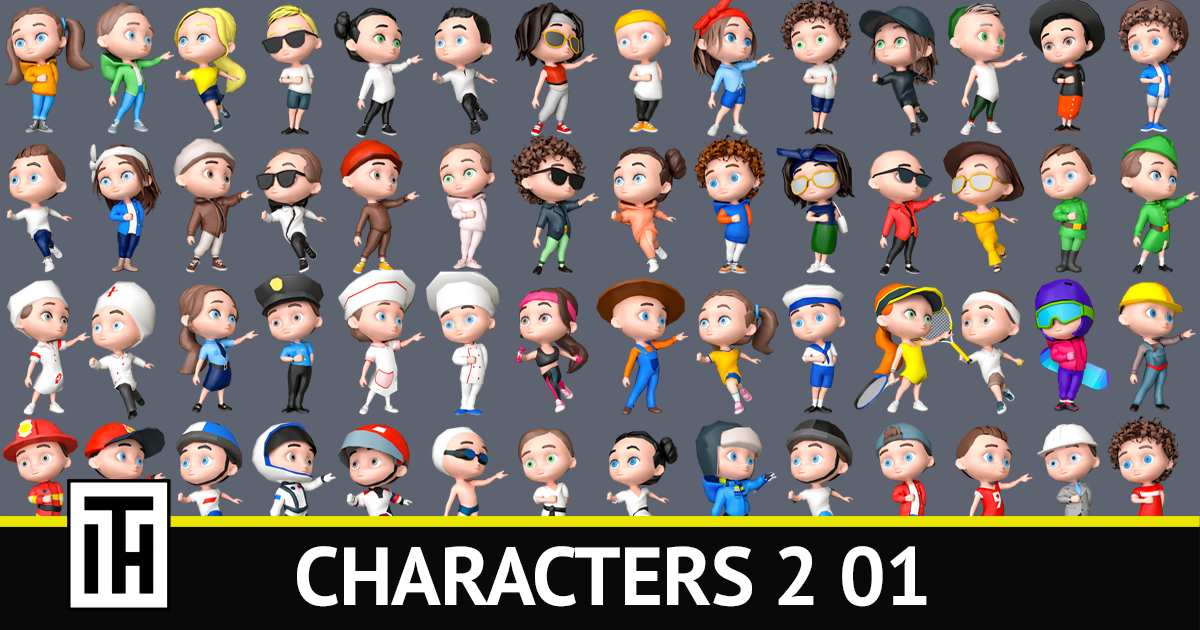 Characters 2 01 | Characters | Unity Asset Store