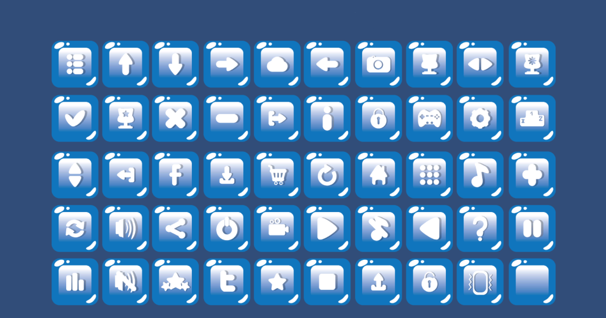 Jelly Icons | 2D Icons | Unity Asset Store