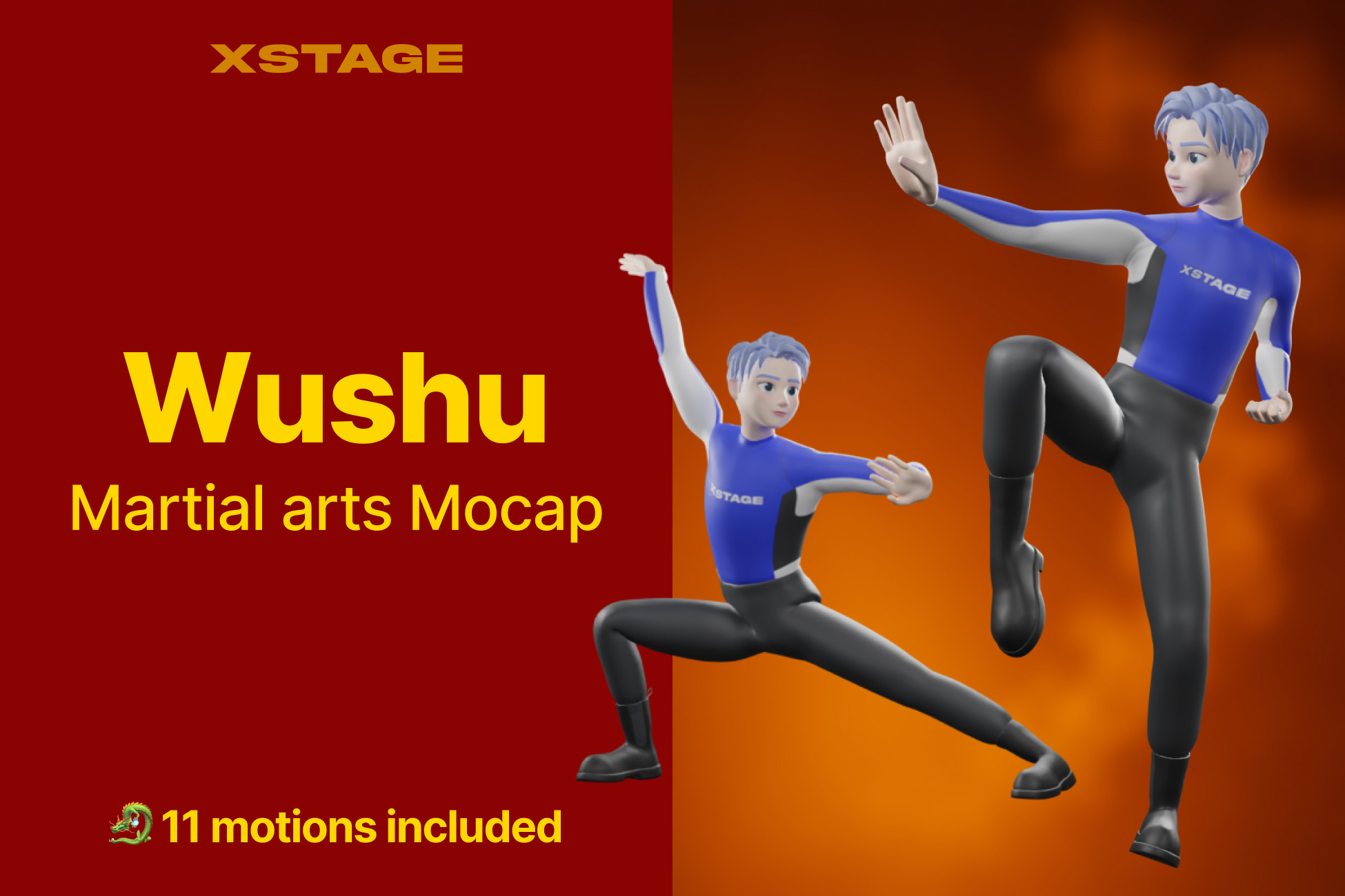 Wushu | Martial arts Mocap Pack | 3D 动画 | Unity Asset Store