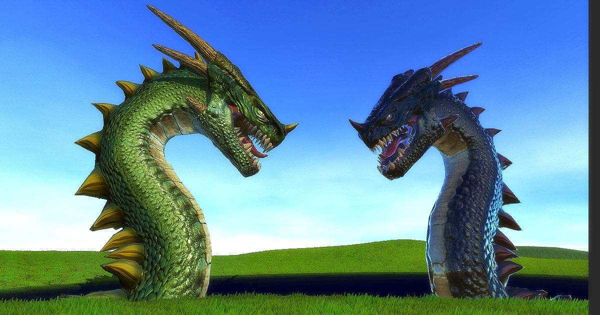 Water Dragon | 3D Creatures | Unity Asset Store