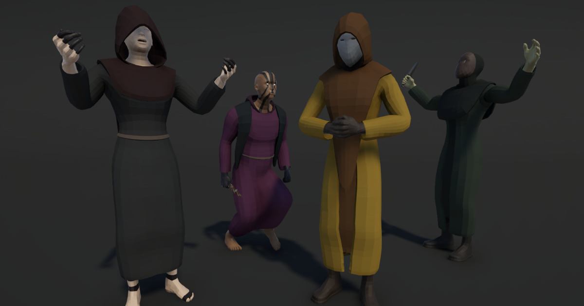 Cultist - Poly | Characters | Unity Asset Store