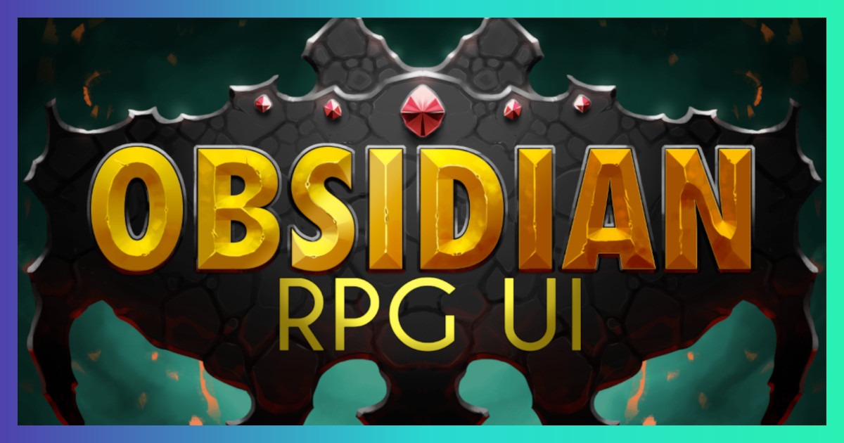 OBSIDIAN UI - RPG / MMORPG / ARPG | 2D GUI | Unity Asset Store