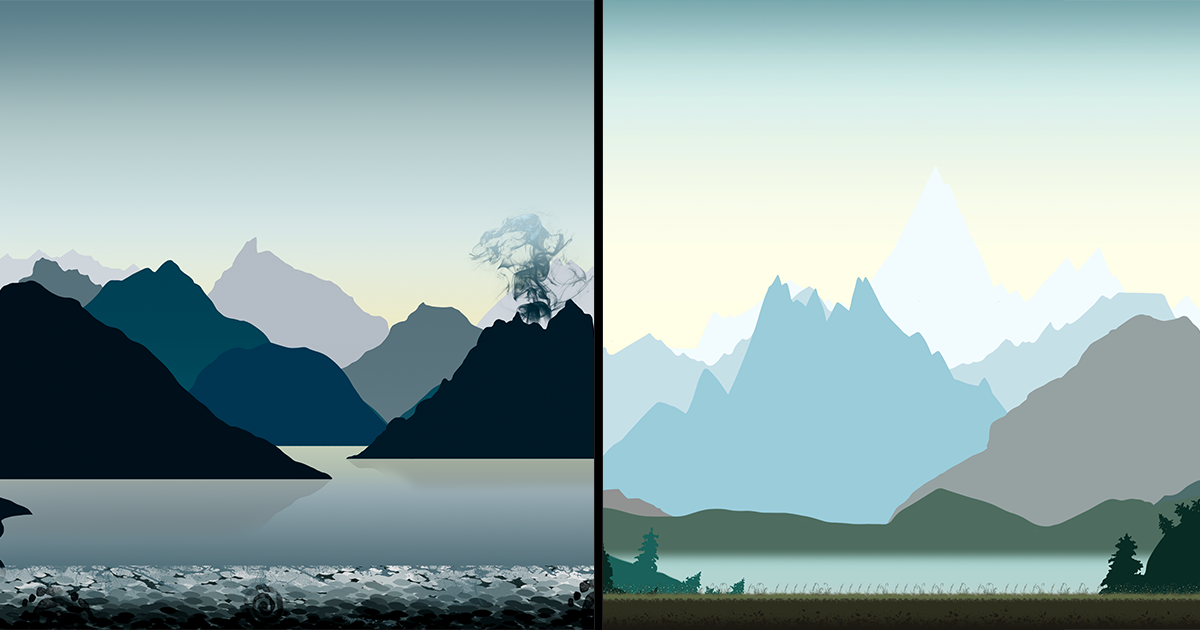 2D Mountains pack | 2D Environments | Unity Asset Store