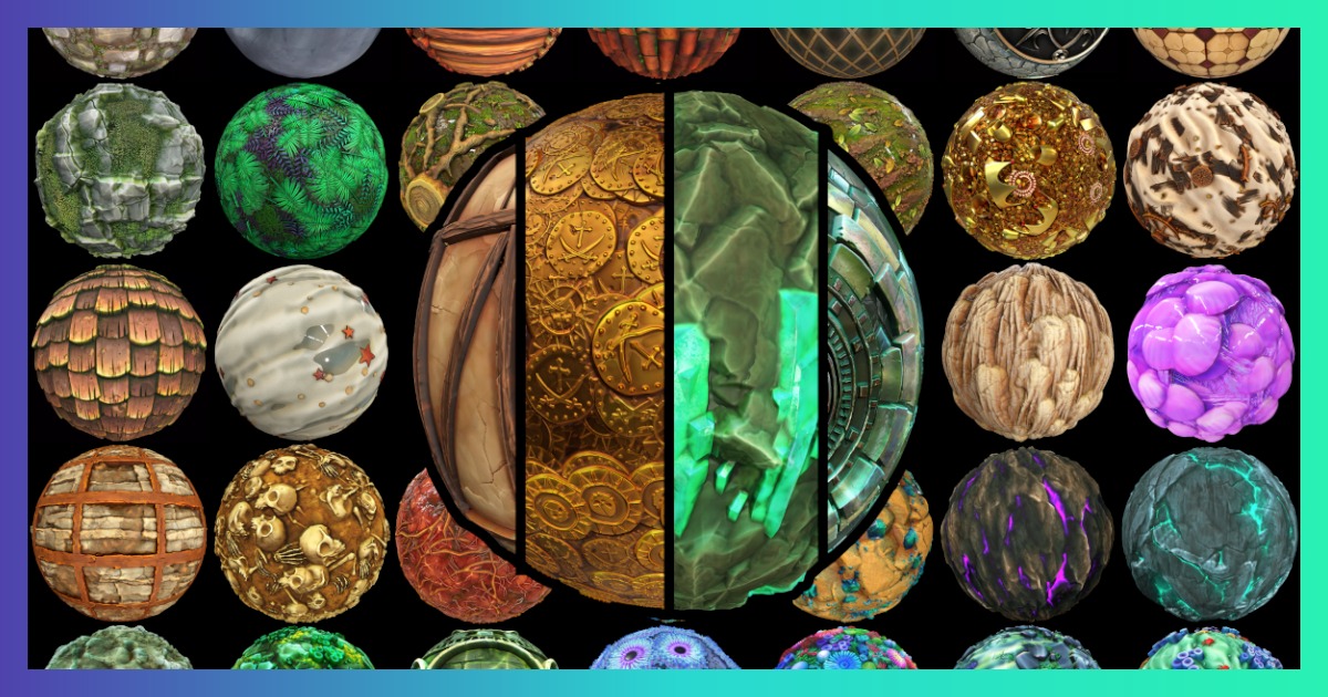 60+ Stylized Textures Bundle - RPG Environment | 2D Textures ...