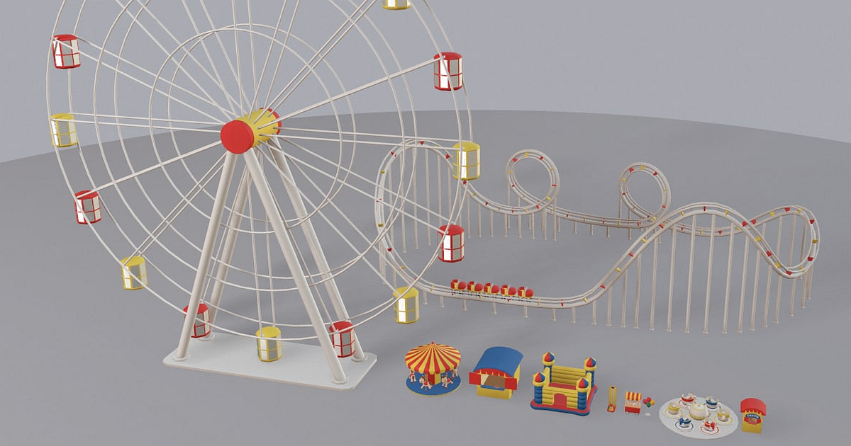 Amusement park 2020 | 3D Urban | Unity Asset Store
