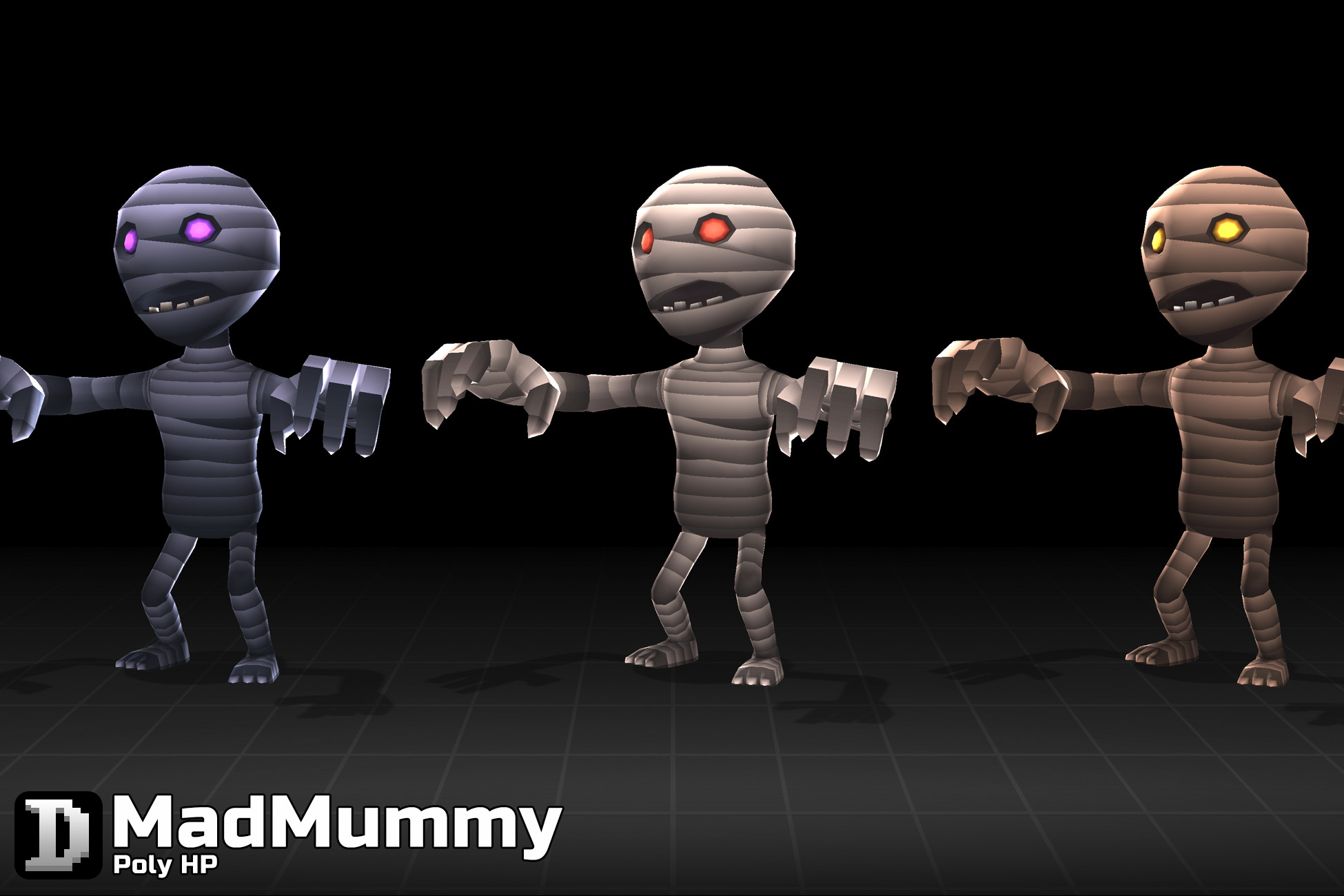 Poly HP - MadMummy | 3D Creatures | Unity Asset Store