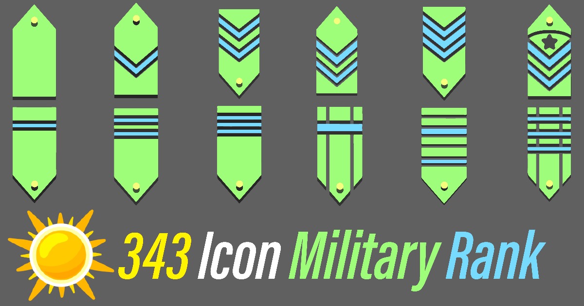 Military Rank | 2D アイコン | Unity Asset Store
