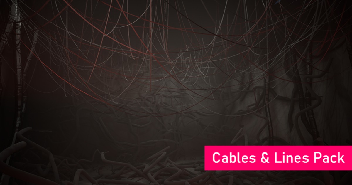 Cables & Lines Pack | 3D Industrial | Unity Asset Store