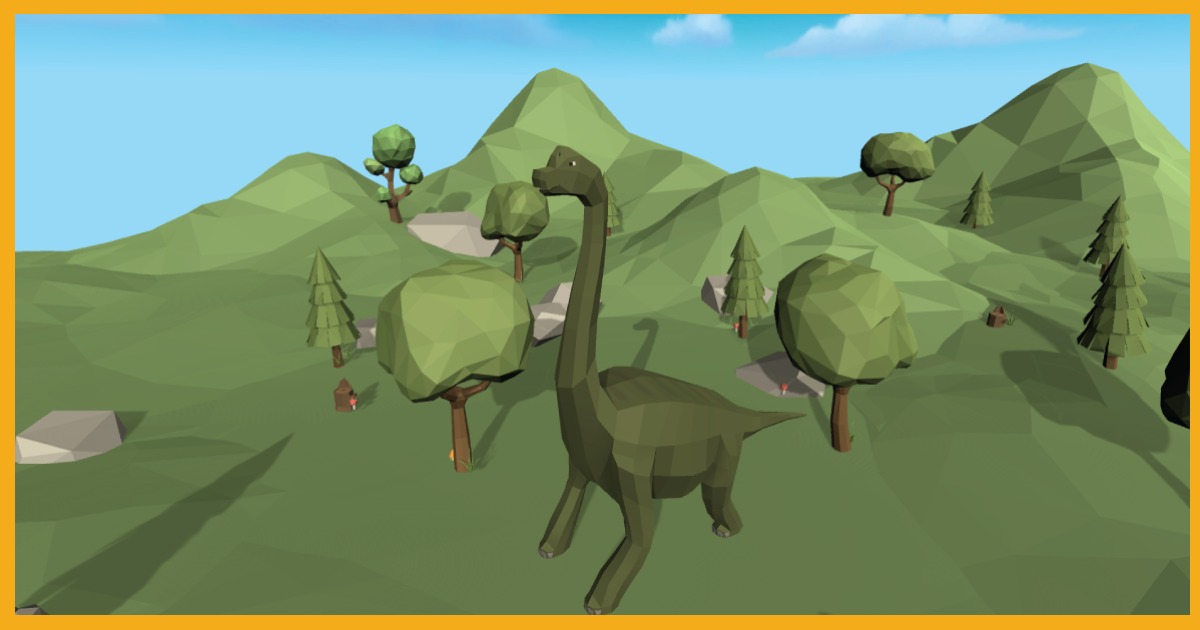Low Poly Dinos: Brachiosaurus | 3D Creatures | Unity Asset Store