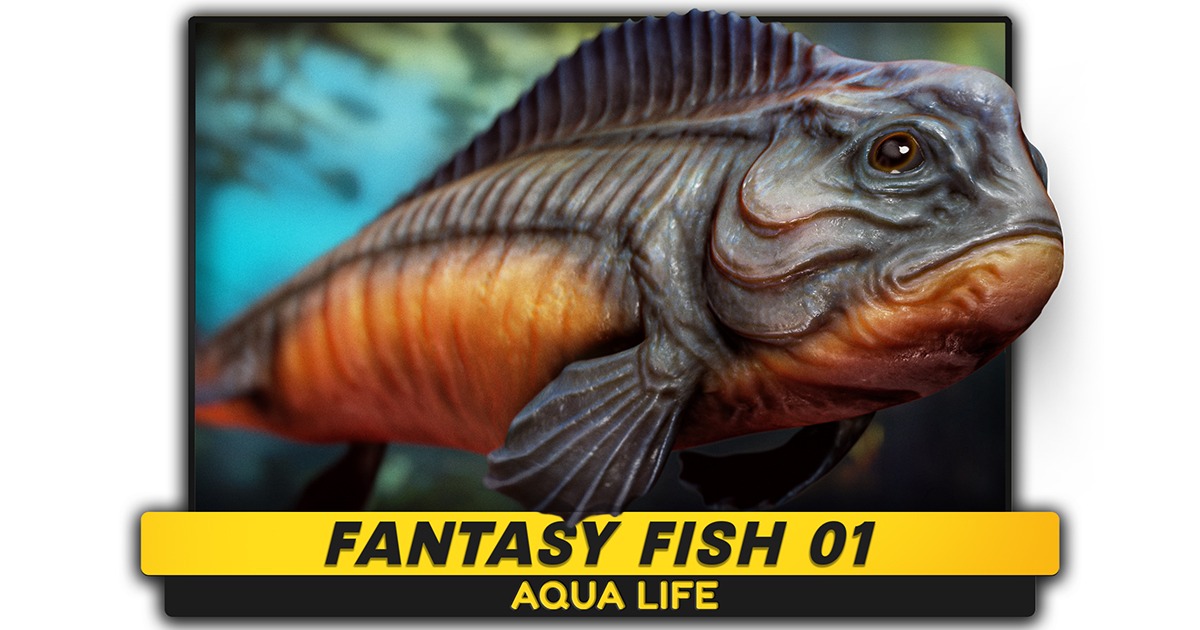Fantasy Fish 01 - Aqua Life - Underwater Creature - #26 | Characters ...