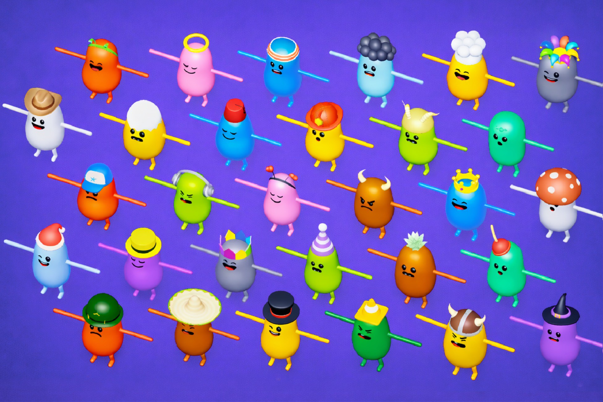 Party Game Character Pack | 3D Humanoids | Unity Asset Store