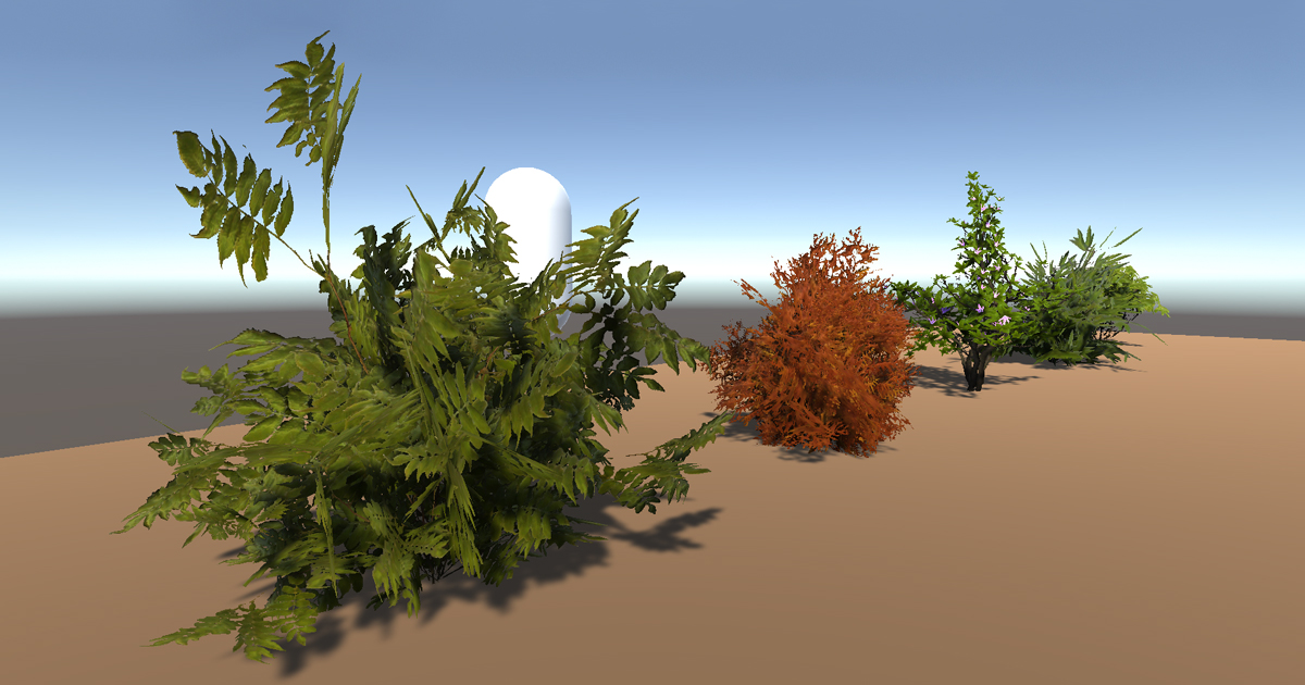Yughues Free Bushes | 3D Plants | Unity Asset Store