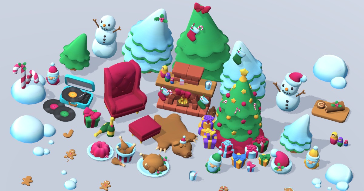 Christmas Collection Pack 3D | 3D Props | Unity Asset Store
