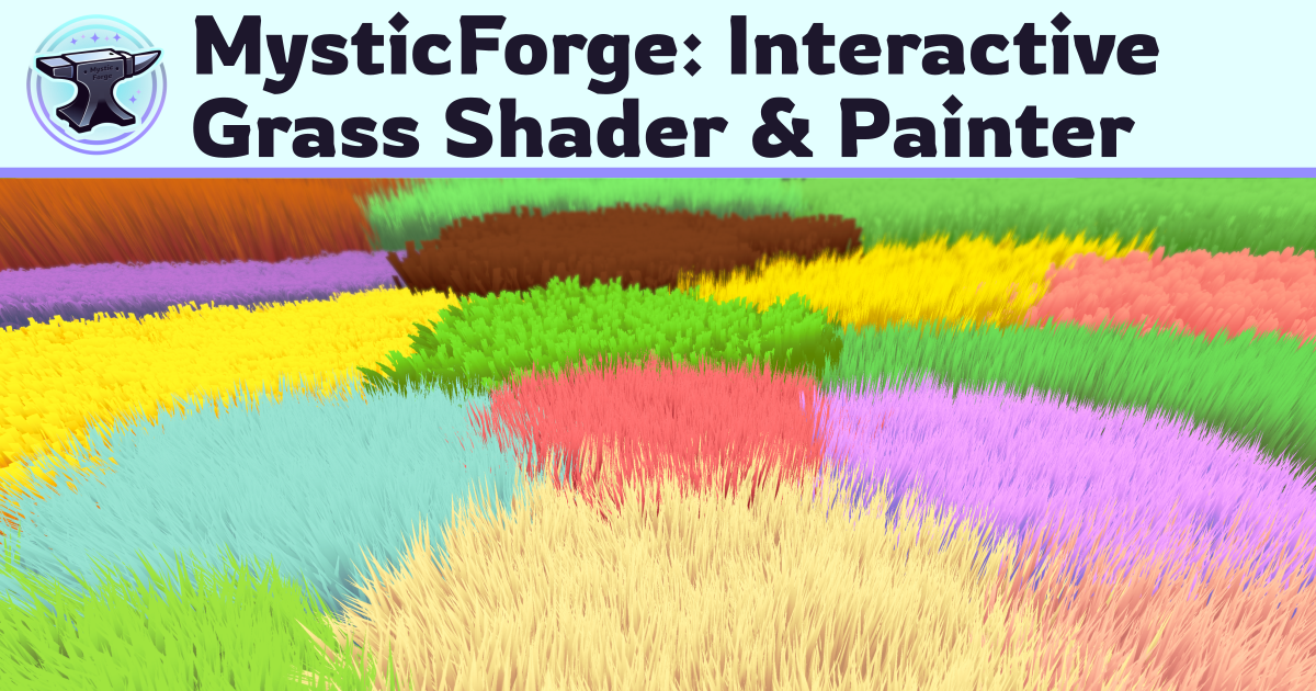 Interactive Grass Shader and Painter by MysticForge | 3D Environments | Unity Asset Store