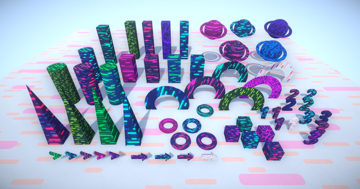 Sci-fi Cyber shader and 3D props | 3D Props | Unity Asset Store