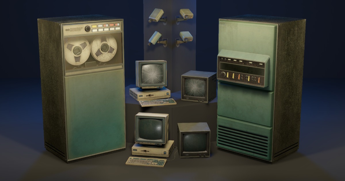 Broken / Old Tech 3D Game Asset Pack | 3D Electronics | Unity Asset Store