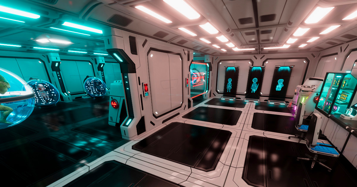 Sci-Fi Creatures Cloning Room | 3D Sci-Fi | Unity Asset Store