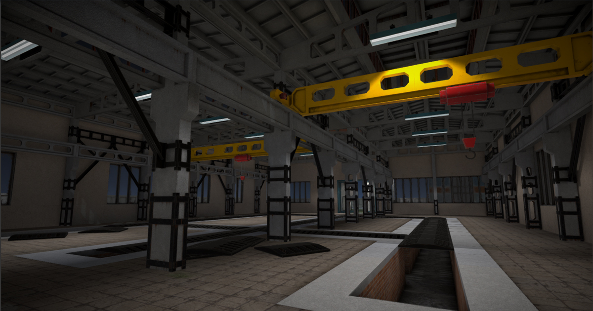 Modular factory environment С | 3D Industrial | Unity Asset Store
