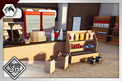 Convenience Store (Low Poly) | Unity AssetStore Price down information