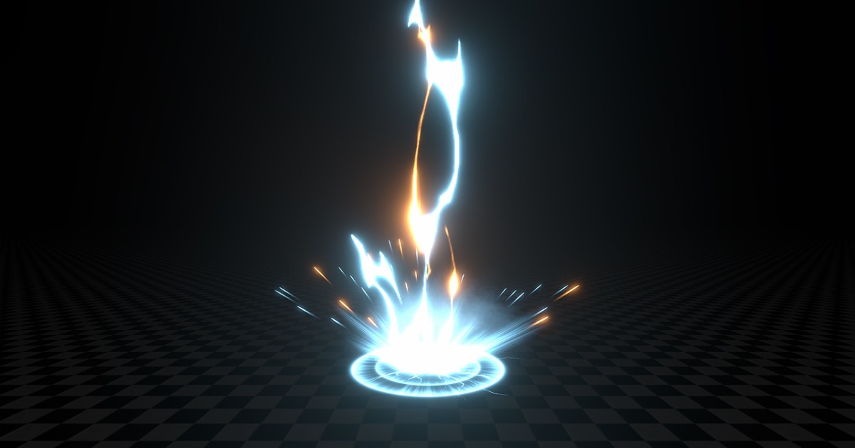 Lightning Attack 001 Spells Unity Asset Store