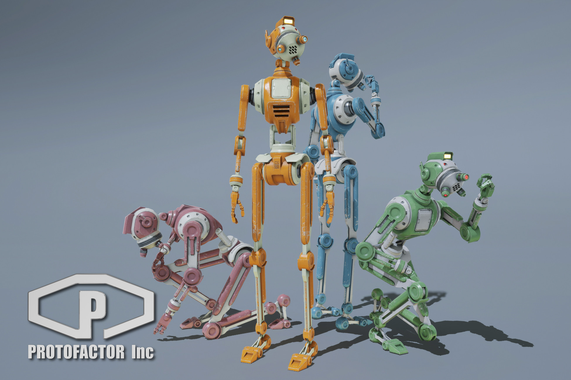 SCI FI: SCIENTIST DROID | 3D Robots | Unity Asset Store
