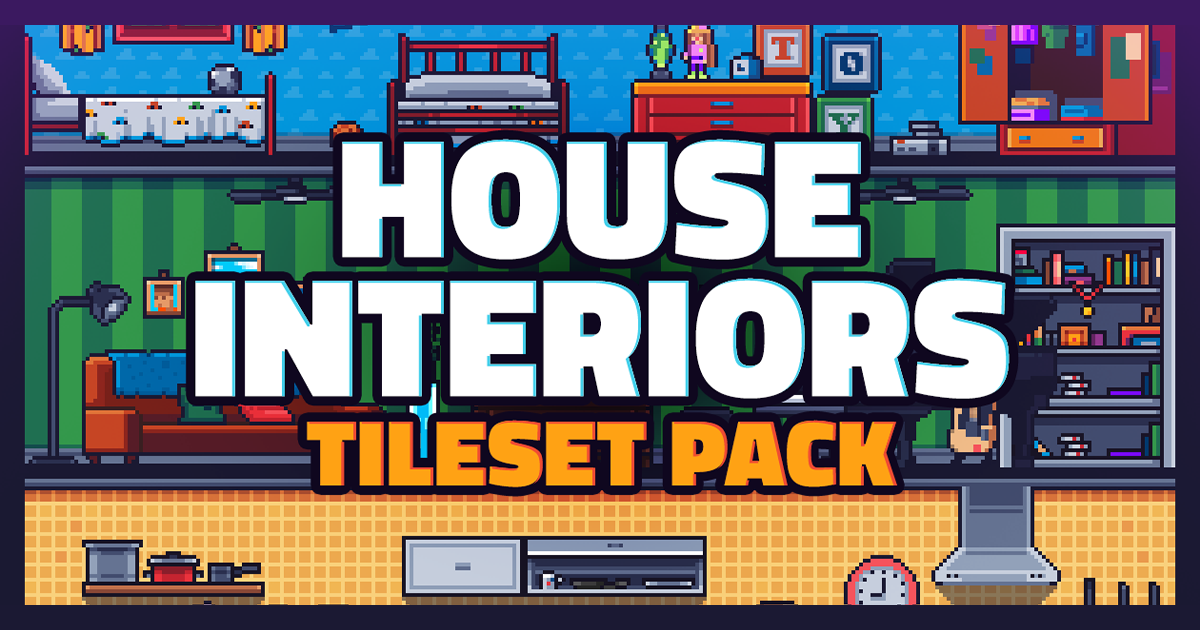 House Interiors Tileset Pack | 2D Textures & Materials | Unity Asset Store