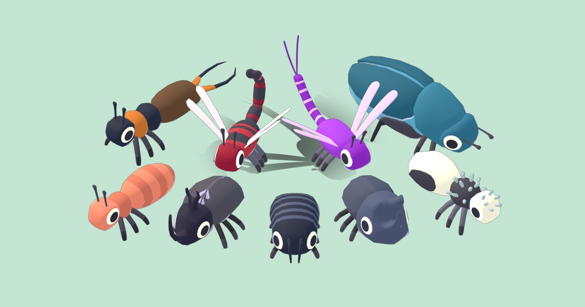 Quirky Series - Insect Animals Vol 4 | Characters | Unity Asset Store
