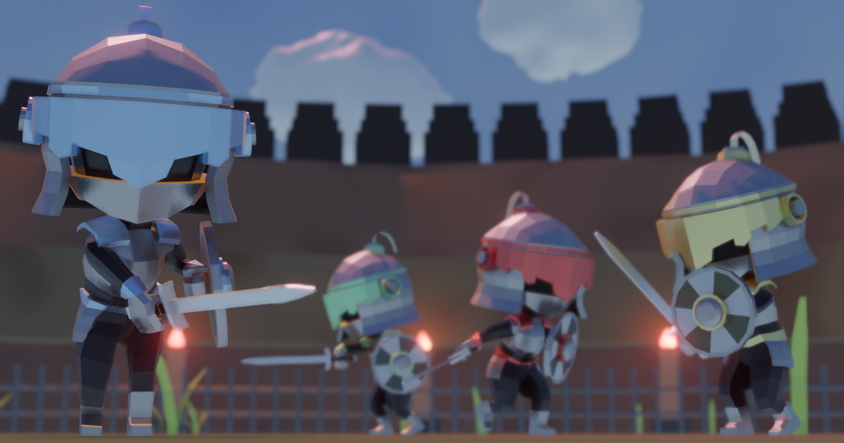 Low Poly Animated Knights | Characters | Unity Asset Store
