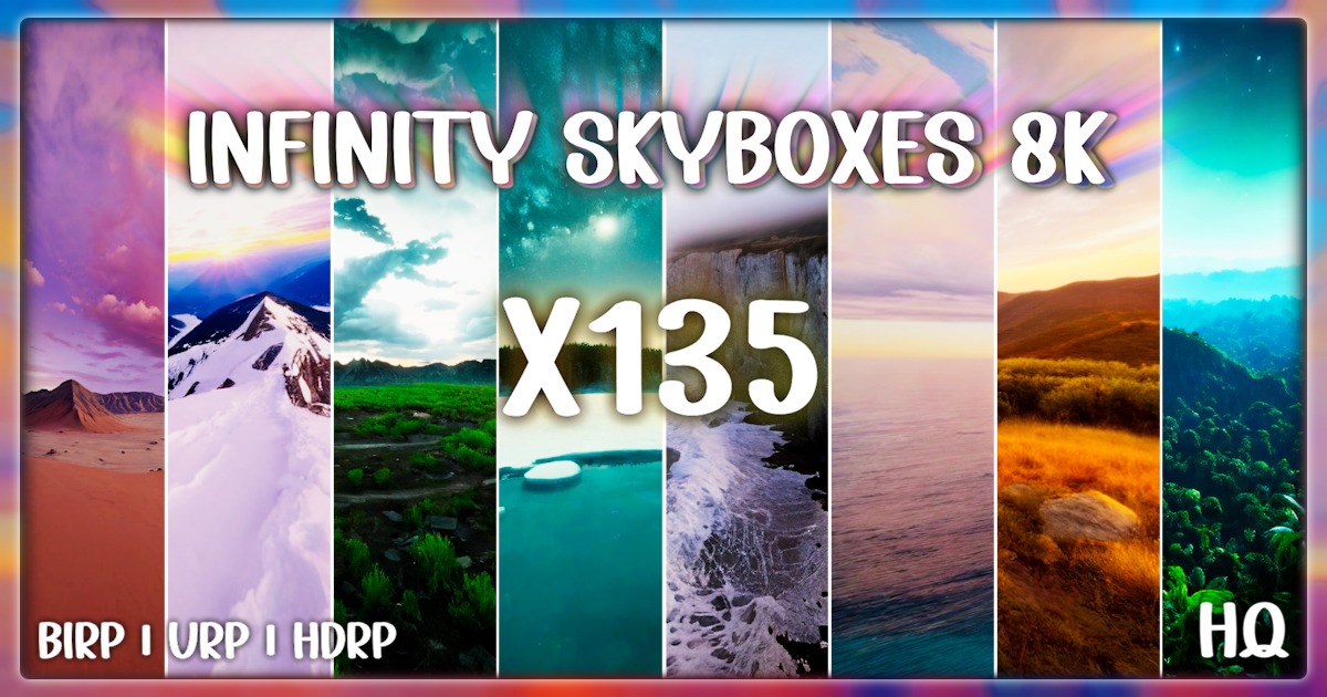 Infinity Skyboxes 8k Ultra-HD Realistic HDRI 360 Pack #1 | 2D Sky ...